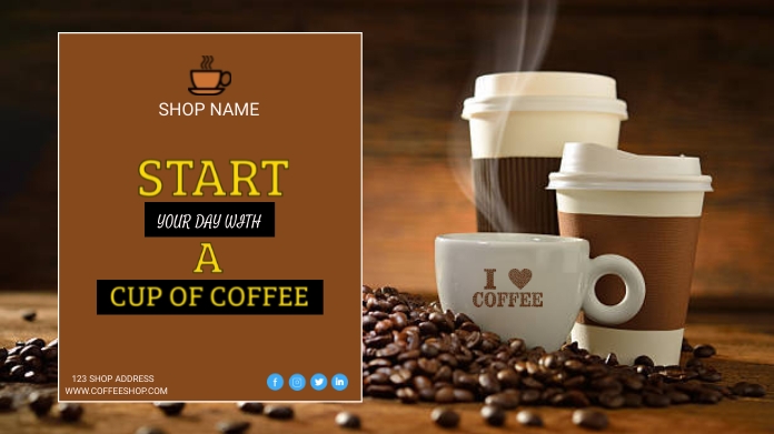 COFFEE (1) Template | PosterMyWall