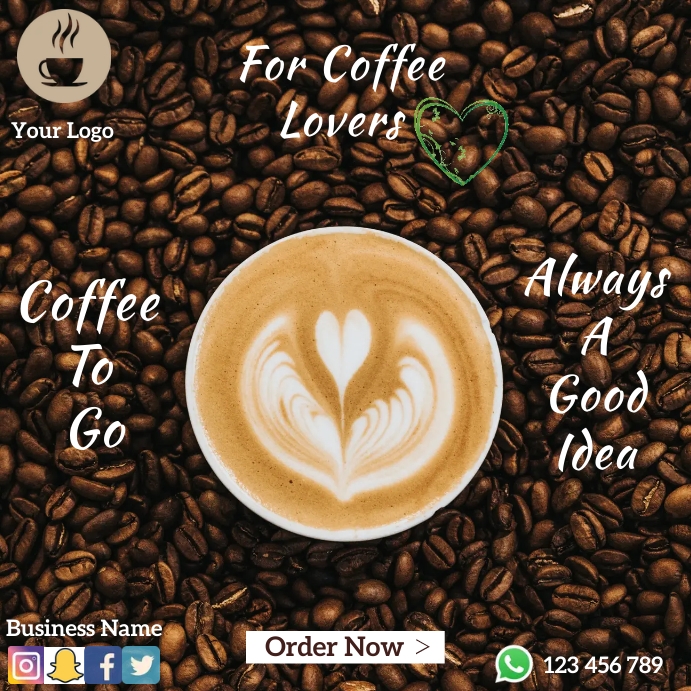coffee ad Template | PosterMyWall