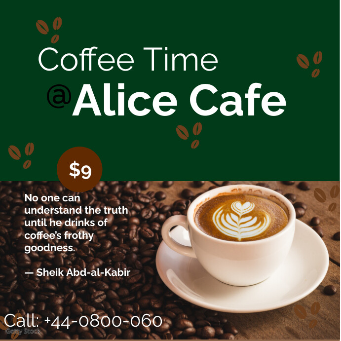 coffee ads Template | PosterMyWall