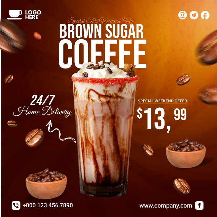 Coffee Ads Templates | PosterMyWall