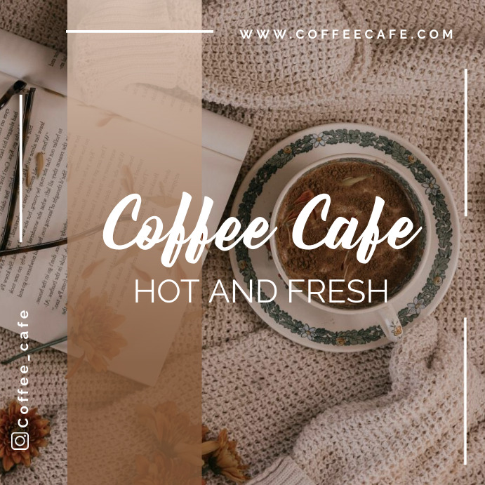 Coffee cafe instagram post Template | PosterMyWall