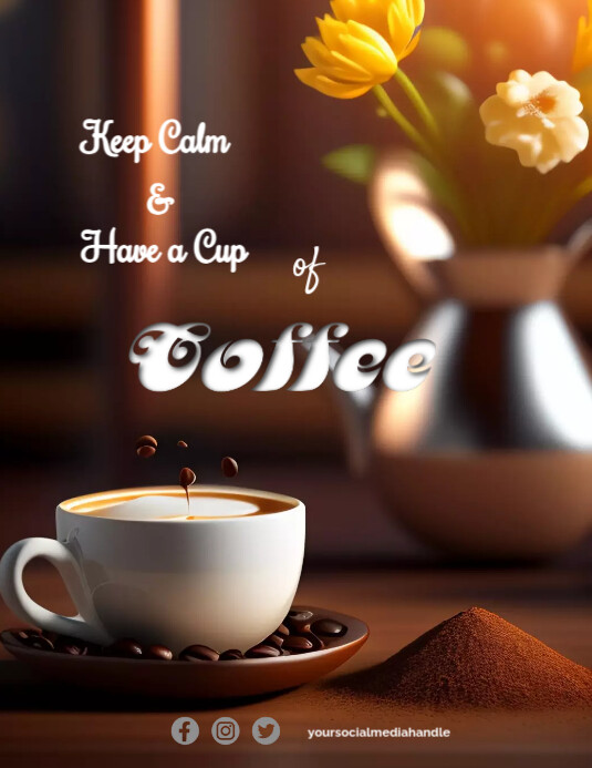 Coffee Day Template | PosterMyWall