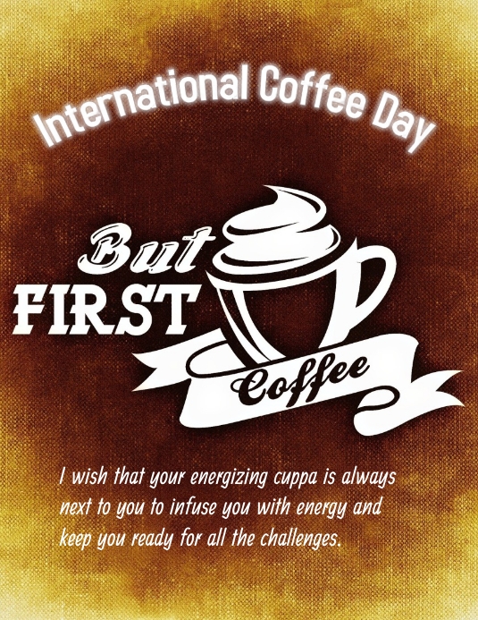 coffee day flyer Template | PosterMyWall