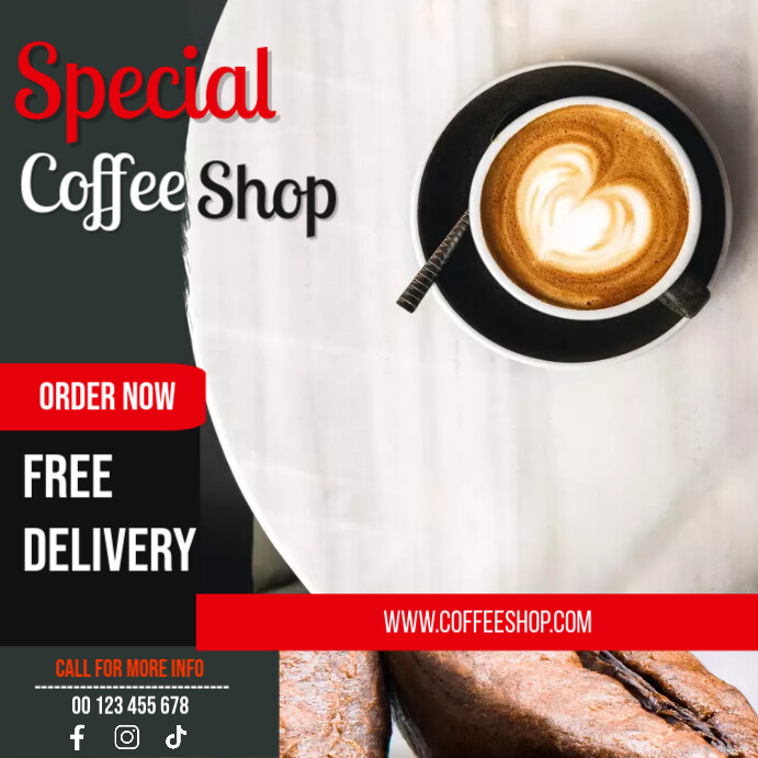 Modèle COFFEE | PosterMyWall