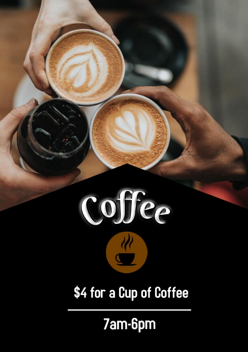Coffee Template | PosterMyWall