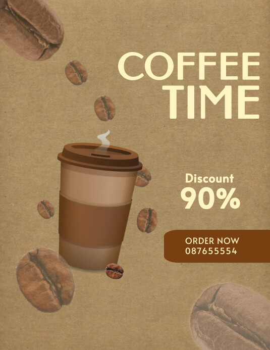 Coffee discount design poster template | PosterMyWall