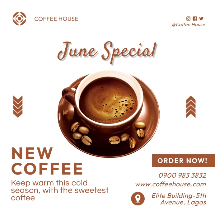 Coffee flyer Template | PosterMyWall