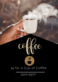 Coffee Morning Flyer Customisable Poster Template | PosterMyWall