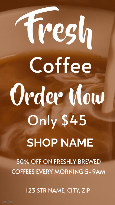 coffee flyers Template | PosterMyWall