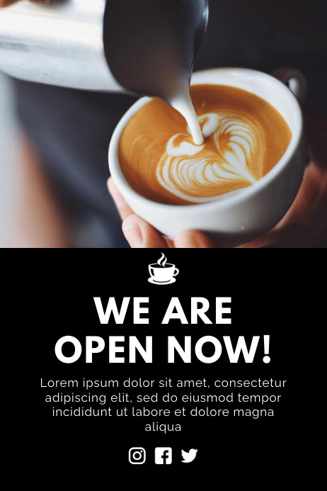 coffee flyers Template | PosterMyWall