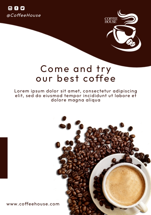 coffee flyers Template | PosterMyWall