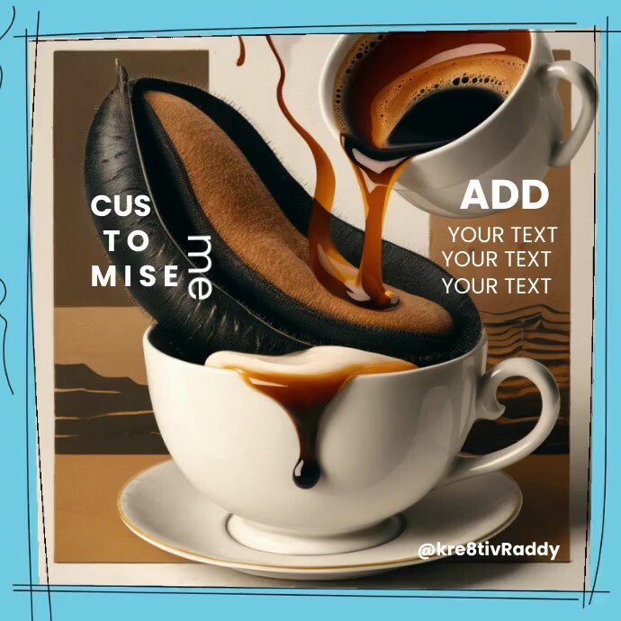 Coffee Frame Template | PosterMyWall