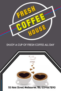 Fresh Coffee Poster Template | PosterMyWall