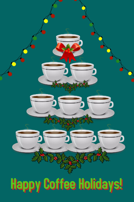 coffee house/cafe/christmas/navidad/menu Template | PosterMyWall