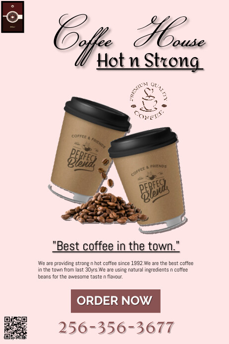 Coffee House Template | PosterMyWall