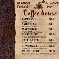 coffee house Template | PosterMyWall