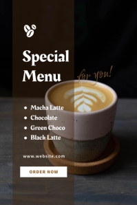 Coffee Menu A4 Template | PosterMyWall