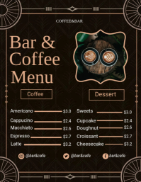 Coffee Menu Ads Template | PosterMyWall