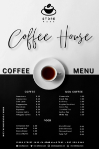 Free Coffee Menu Templates | PosterMyWall