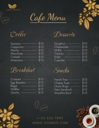 Coffee Shop Menu Design Template | PosterMyWall