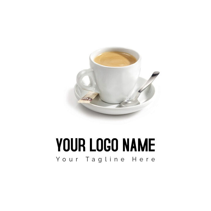 Coffee Milk Espresso Tea Logo Template | PosterMyWall