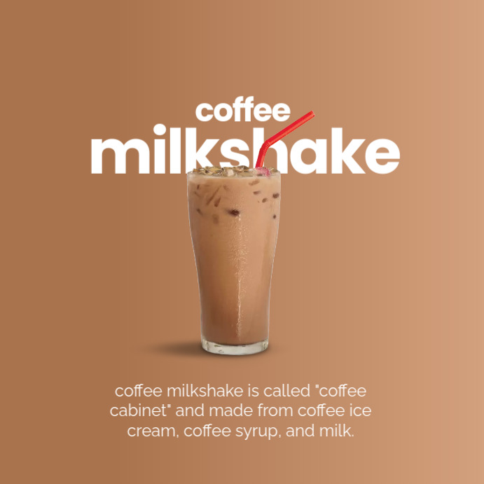 Plantilla de Coffee Milkshake Day Instagram Post | PosterMyWall