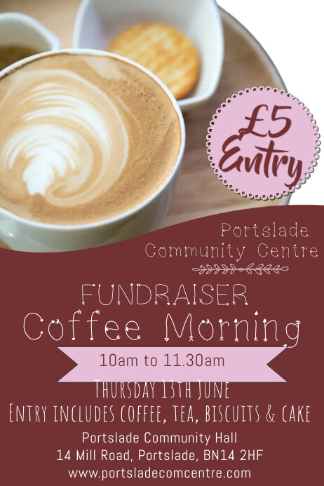 Copy of Coffee Morning Flyer Customisable Poster Template | PosterMyWall