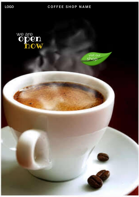 coffee poster Template | PosterMyWall