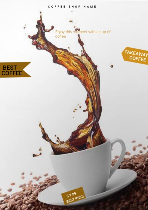 coffee poster Template | PosterMyWall