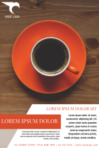 Coffee Morning Flyer Customisable Poster Template | PosterMyWall