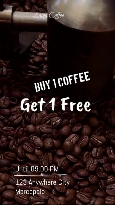 Coffee Promotion Poster Template | PosterMyWall