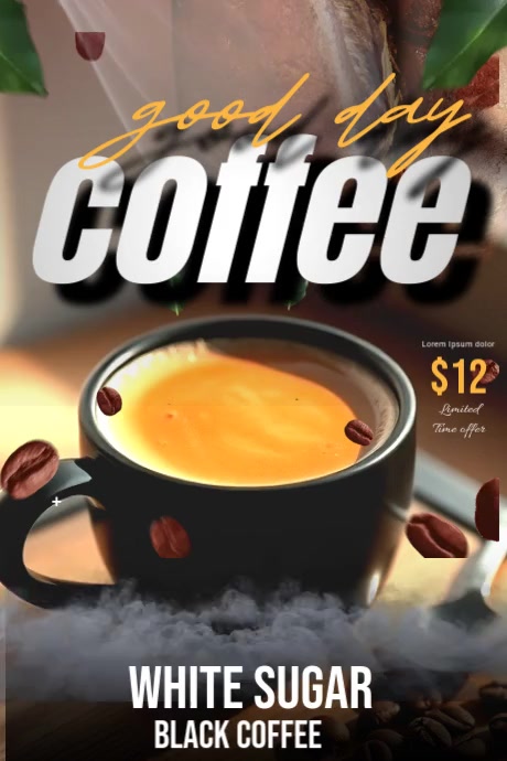 Coffee Promotional Video Template | PosterMyWall