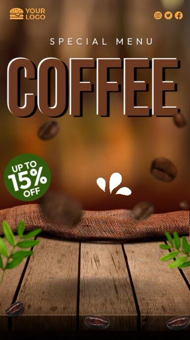 coffee reels videos Template | PosterMyWall
