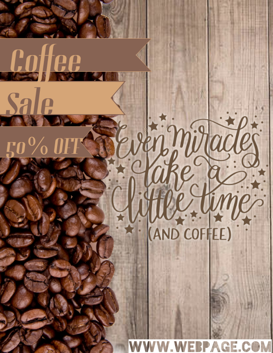 Coffee Sale Template | PosterMyWall