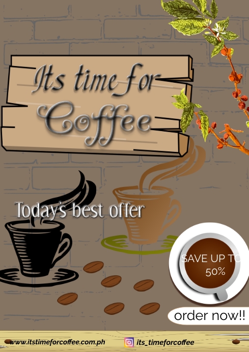 coffee sale Template | PosterMyWall