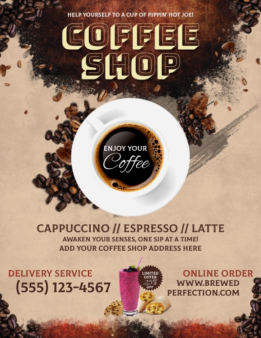 Copy of Coffee Shop (Special Offer) | PosterMyWall