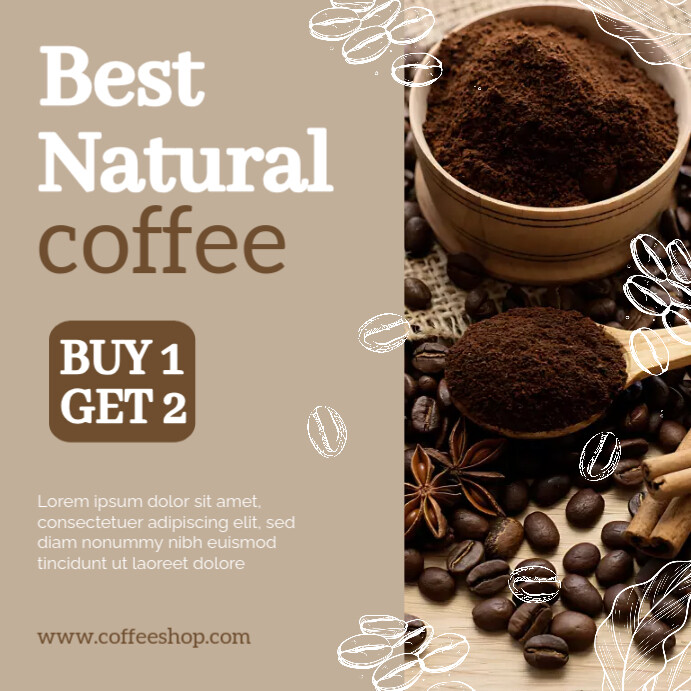 Coffee Shop Ad Template | PosterMyWall