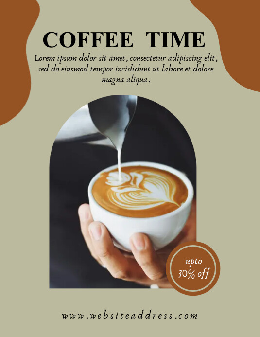 coffee shop flyer Template | PosterMyWall