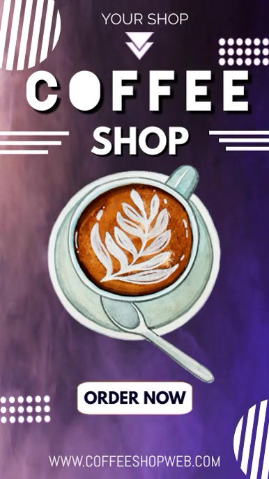 COFFEE SHOP INSTAGRAM REEL Template | PosterMyWall