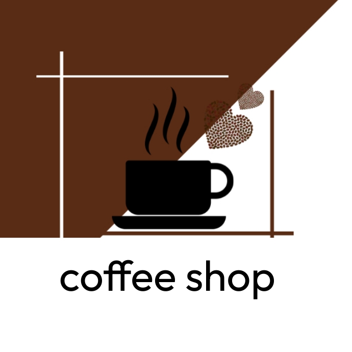 coffee shop logo design Template | PosterMyWall