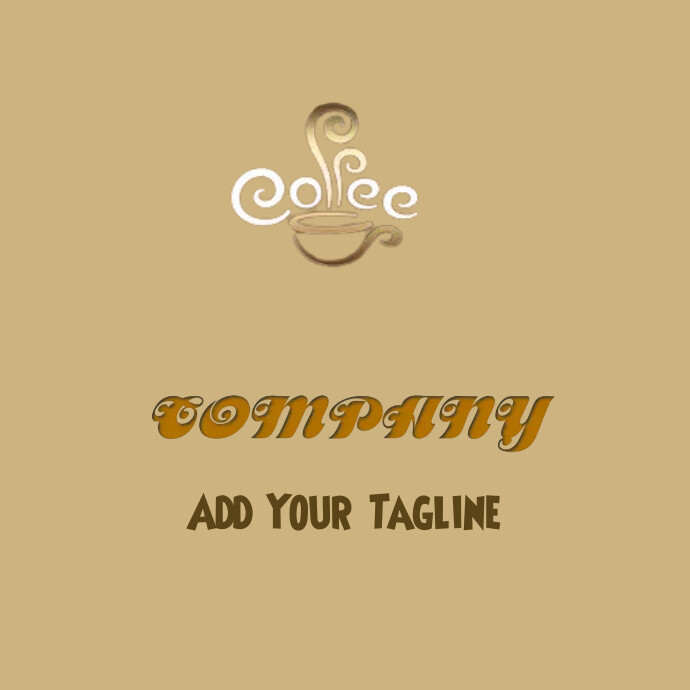 coffee shop logo design Template | PosterMyWall