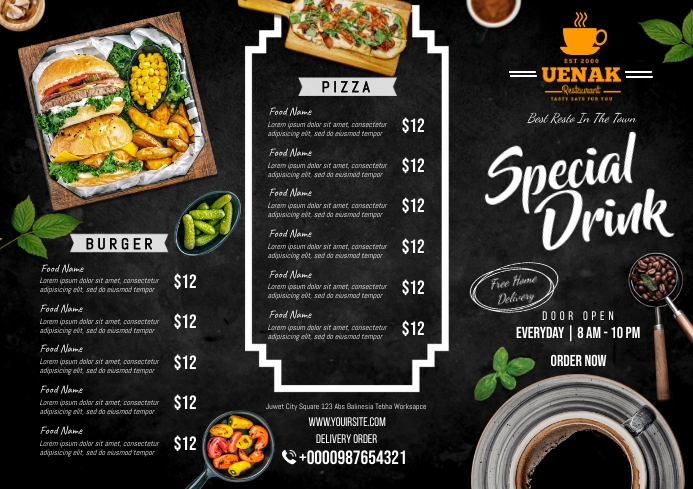 Coffee Shop Menu Design Template | PosterMyWall