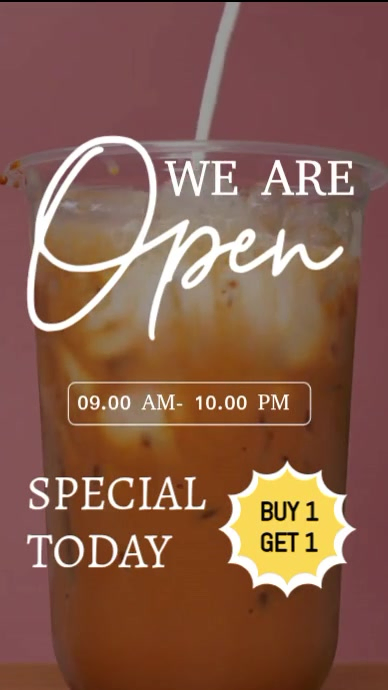 Coffee Shop Promotion Template | PosterMyWall