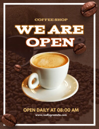 COFFEE SHOP TEMPLATE FLYERS | PosterMyWall