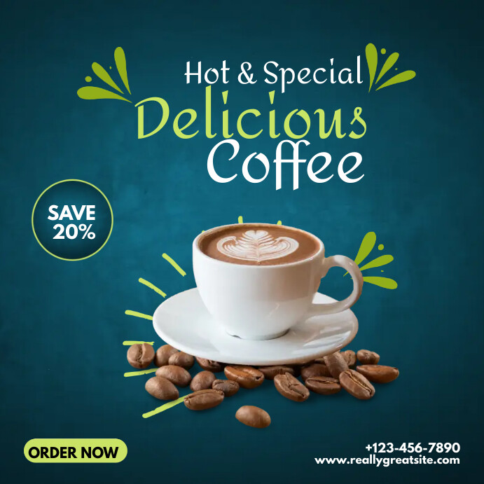 COFFEE SHOP TEMPLATE FLYERS | PosterMyWall
