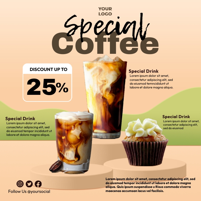 Coffee Special Ads Template | PosterMyWall