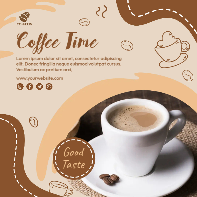 Coffee Time Template | PosterMyWall