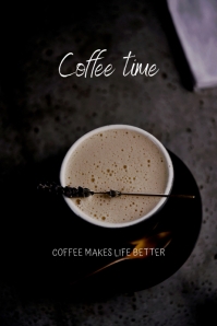 Coffee Time Poster Template | PosterMyWall