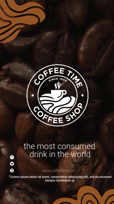Coffee Video Ads Template | PosterMyWall