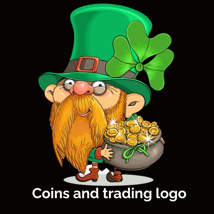 Coins and trading bitcoin logo Template | PosterMyWall